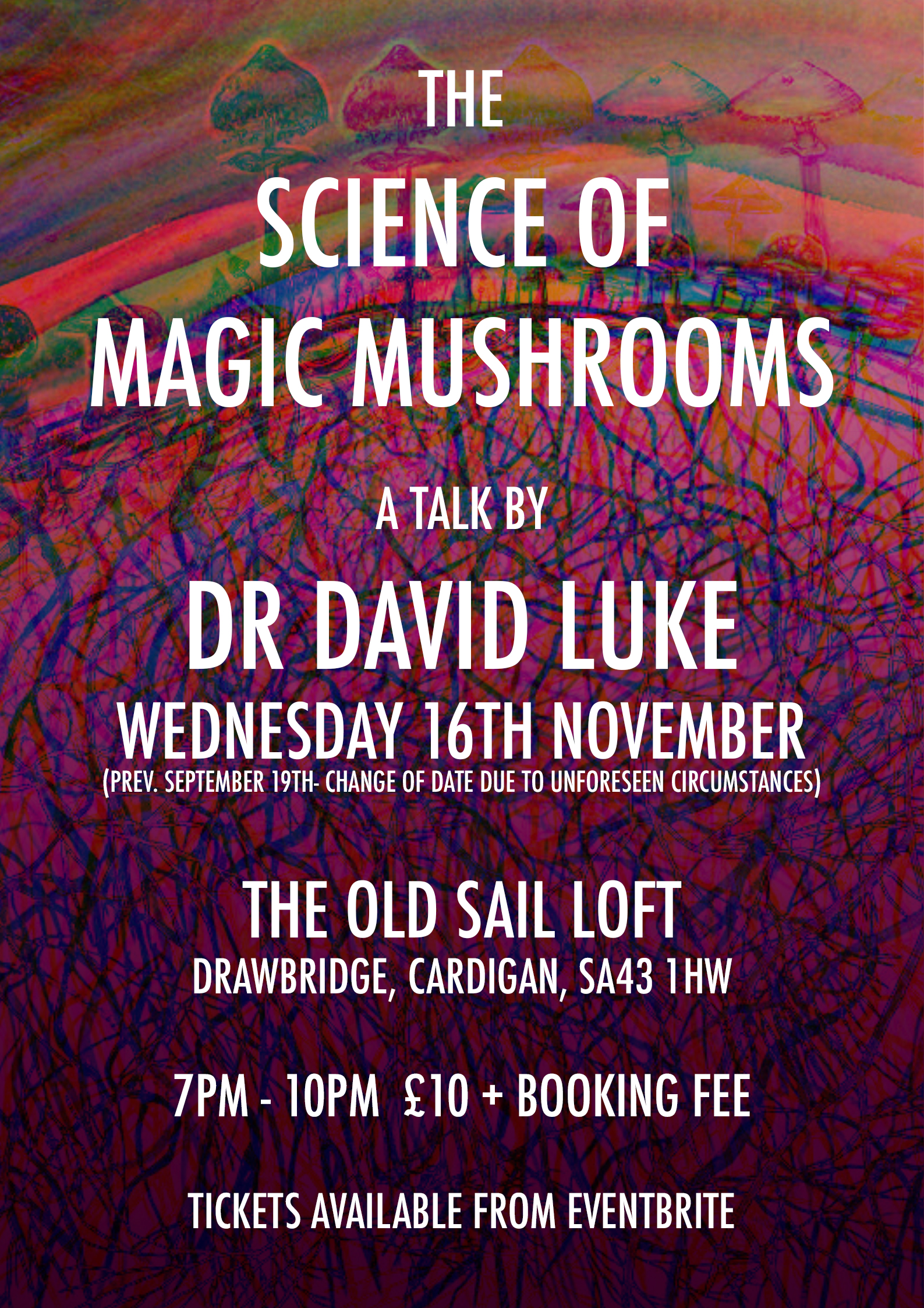 The Science of Magic Mushrooms- A Talk by Dr David Luke – Walden Arts